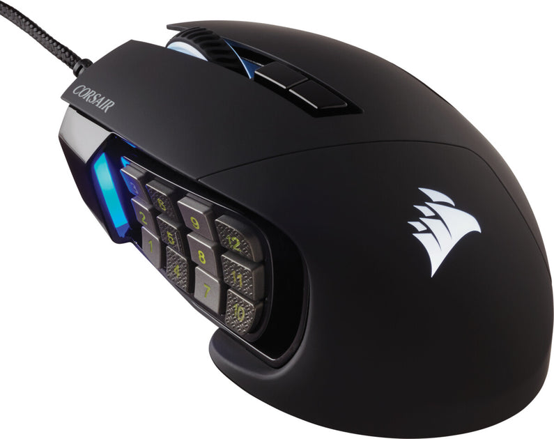 Corsair Scimitar RGB Elite mouse Gaming Right-hand USB Type-A Optical | Back to the Office