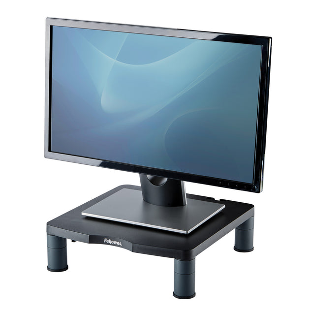 Fellowes Computer Monitor Stand with 3 Height Adjustments - Standard M ...
