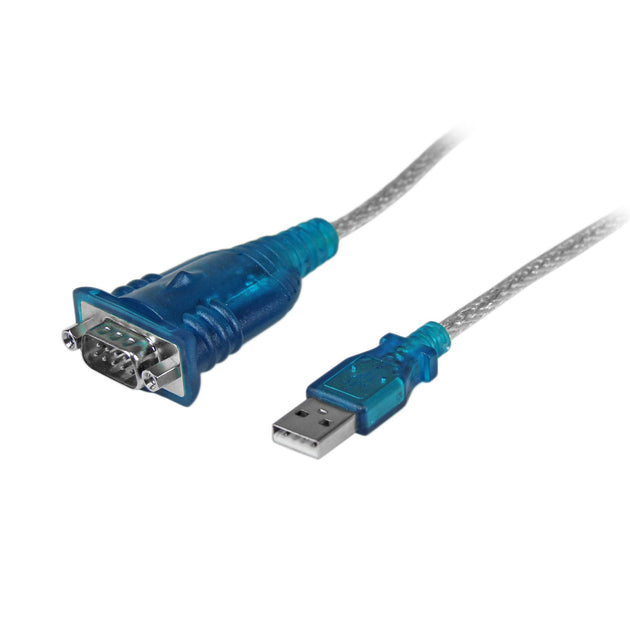 StarTech.com 17in (43cm) 1-Port USB to RS232 DB9 Serial Adapter Cable ...