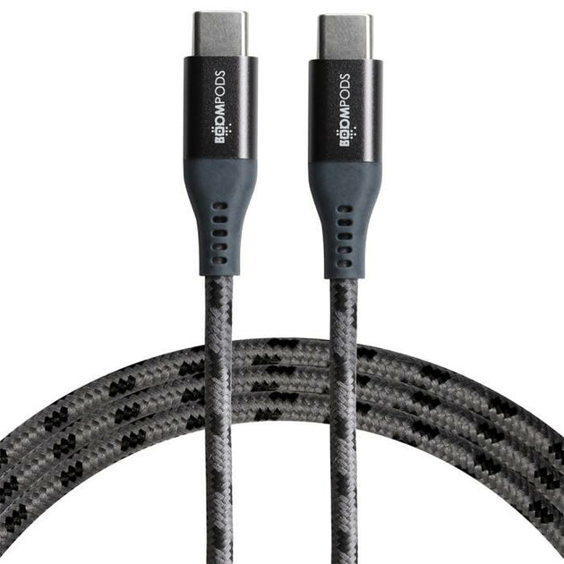 Boompods TCCCGR USB cable 1.5 m USB C Graphite | Back to the Office