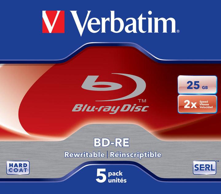 Verbatim 43615 blank Blu-Ray disc BD-RE 25 GB 5 pc(s) | Back to the Office