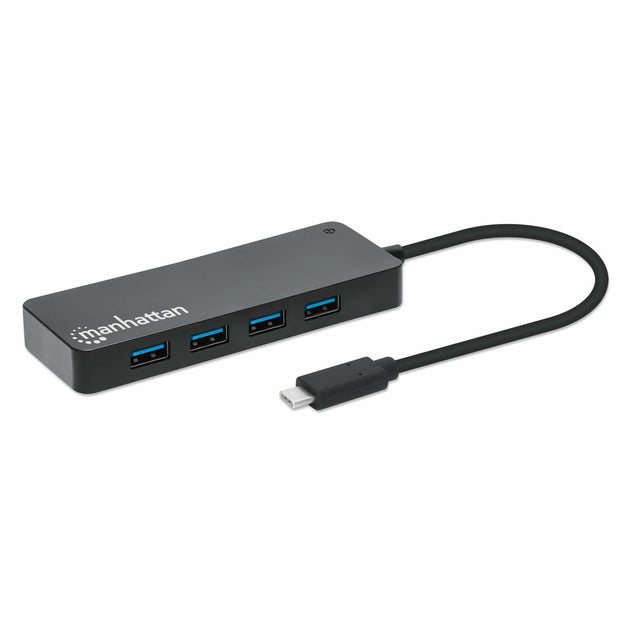 Manhattan USB-C Dock/Hub, Ports (x7): USB-A (x7), 5 Gbps (USB 3.2 Gen1 ...