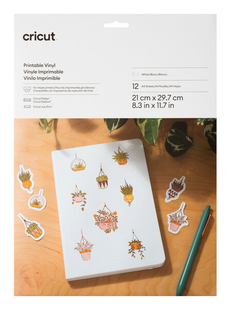 Cricut Printable Heat transfer vinyl sheet Smooth heat transfer vinyl ...