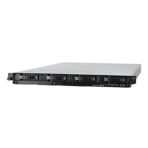 ASUS RS500A-E9-RS4 Intel SoC Socket SP3 Rack (1U) Black, Silver | Back ...