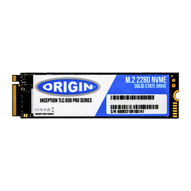 Origin Storage Origin Inception SSD 512GB NVMe M.2 3D TLC 80mm | Back ...