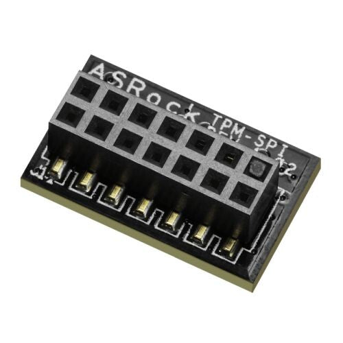 Asrock (TPM-SPI) TPM Module, 14-1 TPM Header, SPI Interface, Family 2 ...