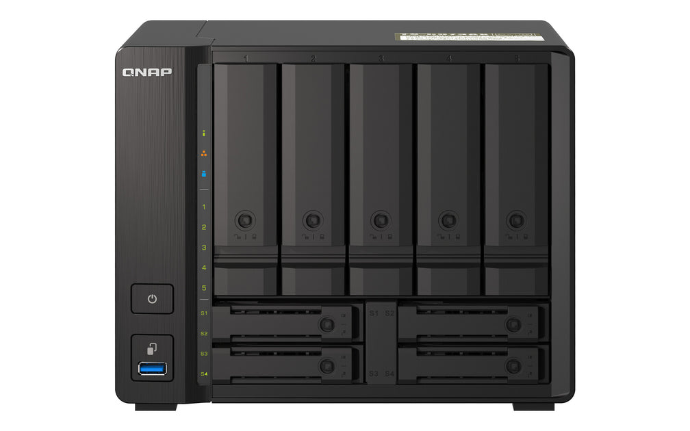QNAP TS-H973AX NAS Tower Ryzen Embedded V1500B 32 GB DDR4 0 TB QuTS he ...