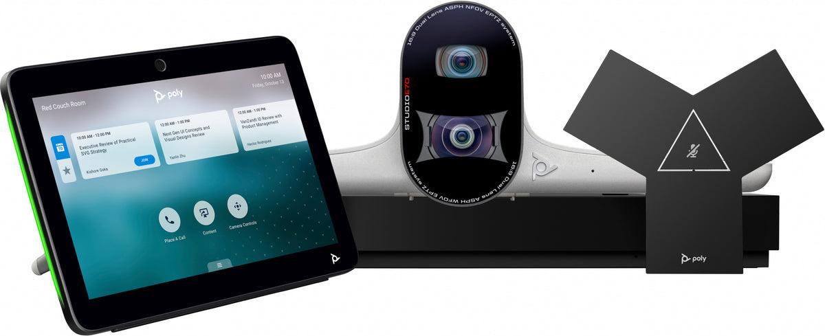 Poly G7500 Video Conferencing System with Studio E70 and TC10 Controll ...