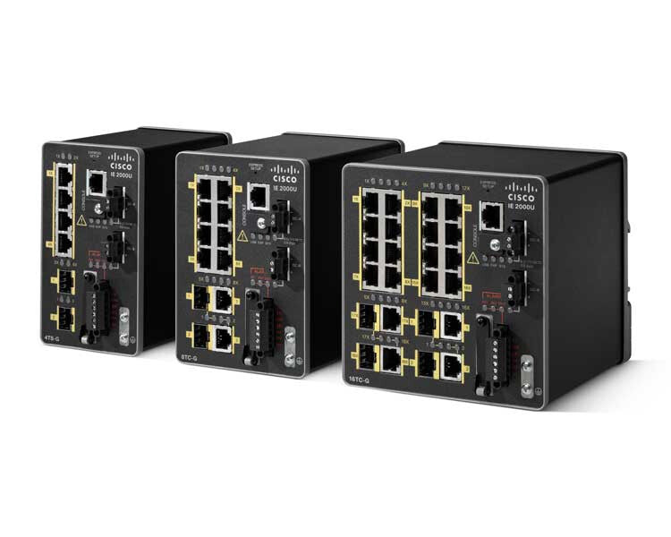 Cisco IE-2000U-16TC-GP, Refurbished Managed Fast Ethernet (10/100) Pow ...