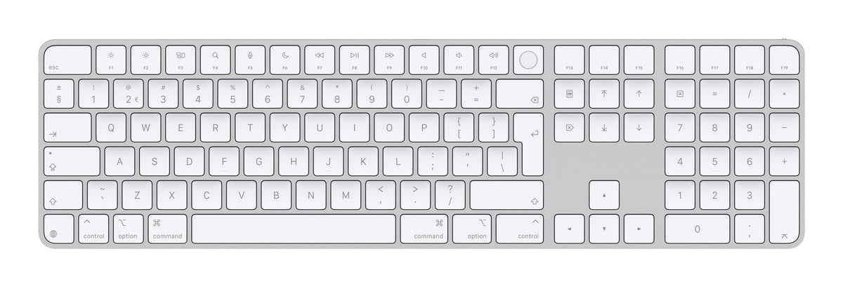 Apple Magic keyboard Universal USB + Bluetooth QWERTY Dutch White ...