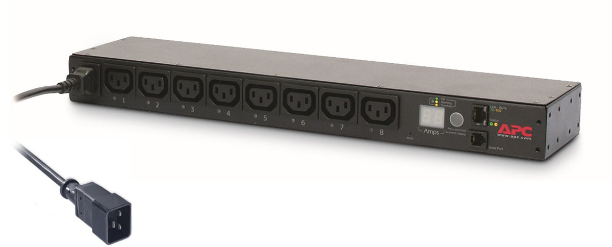 APC AP7921B power distribution unit (PDU) 8 AC outlet(s) 0U/1U Black ...