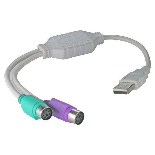 Cablenet USB Type A Male - PS2 x 2 Female | Back to the Office