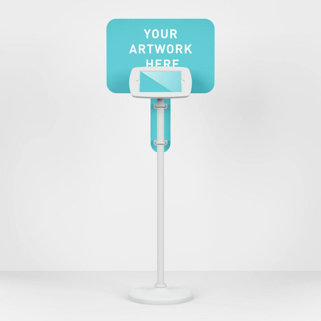 Bouncepad Placard Branding Board | White | Includes Attachments for ou ...