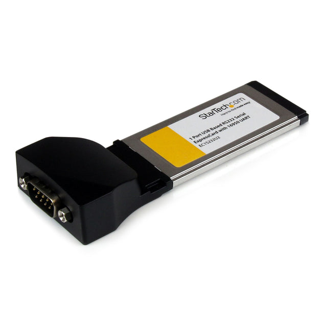 StarTech.com 1 Port ExpressCard to RS232 DB9 Serial Adapter Card w/ 16 ...