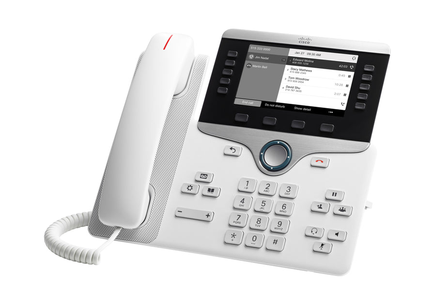 Cisco IP Business Phone 8811, 5-inch Greyscale Display, Gigabit Ethern ...