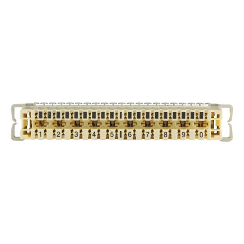 Cablenet 237A 10 Pair Disconnection Strip Module Cream | Back to the Office