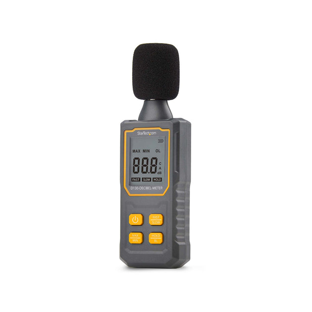StarTech.com Handheld Digital Sound Meter w /Large LCD, Noise/Decibel ...