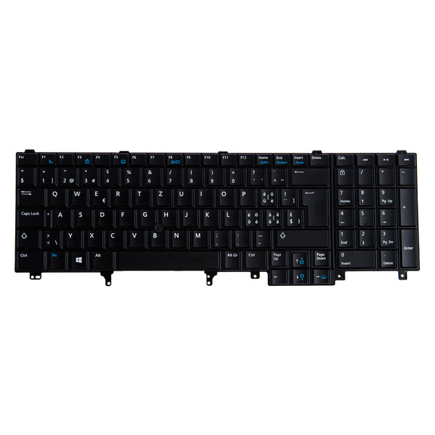 Origin Storage Dell Keyboard for XPS 9370 Swiss/Euro 83 Key Backlit ...