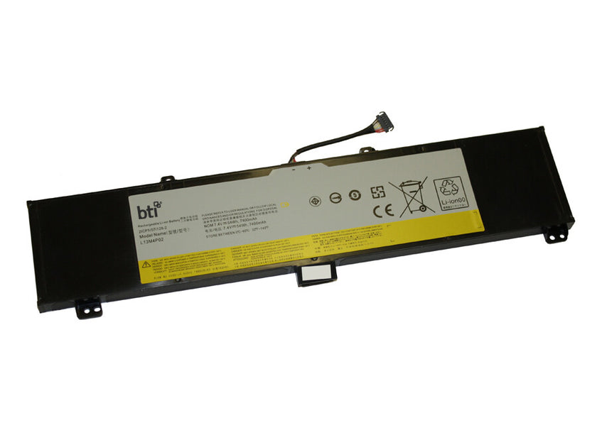 BTI 54Wh 4 cell L13M4P02 compatible battery for LENOVO Y50-80 Y50-70-I ...