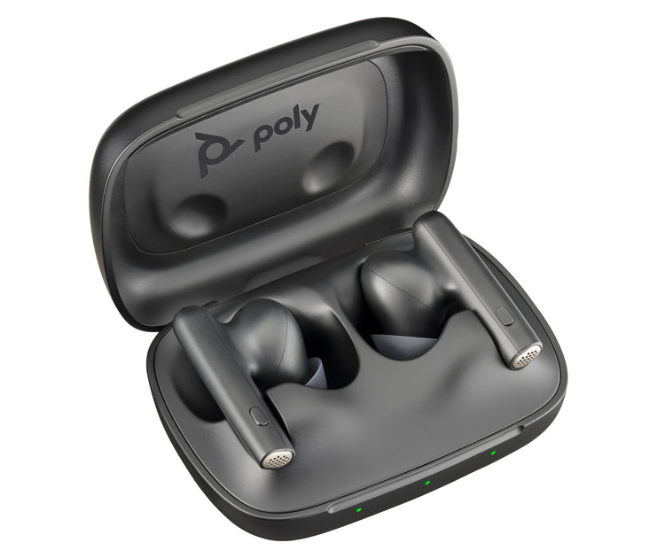 HP Poly Poly Voyager Free 60 UC Carbon Black Earbuds +BT700 USB-A Adap ...