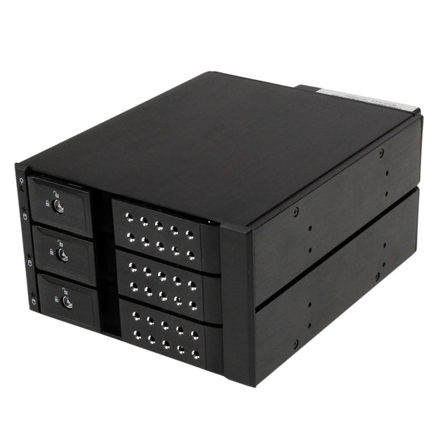 StarTech.com 3 Bay Aluminum Trayless Hot Swap Mobile Rack Backplane fo ...