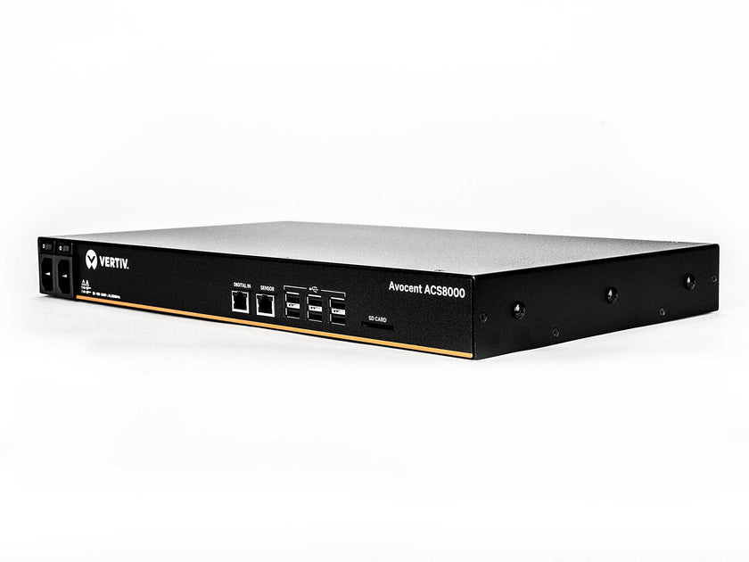 Vertiv Avocent 48-Port ACS 8000 with dual AC Power Supply and Analog M ...