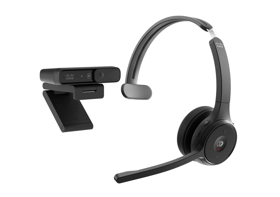 Cisco Bundle - Headset 721, Wireless Single On-Ear Bluetooth Headphone ...