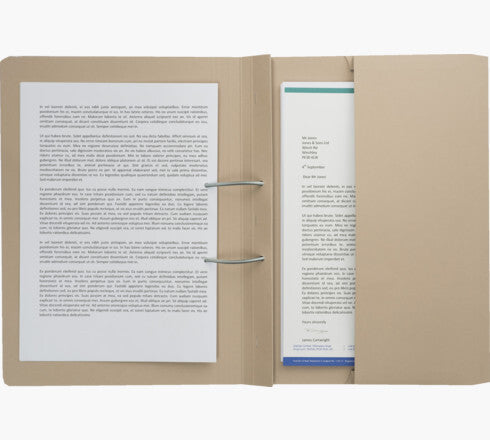 Exacompta TPFM-BUFZ folder Manila hemp Beige A4 | Back to the Office