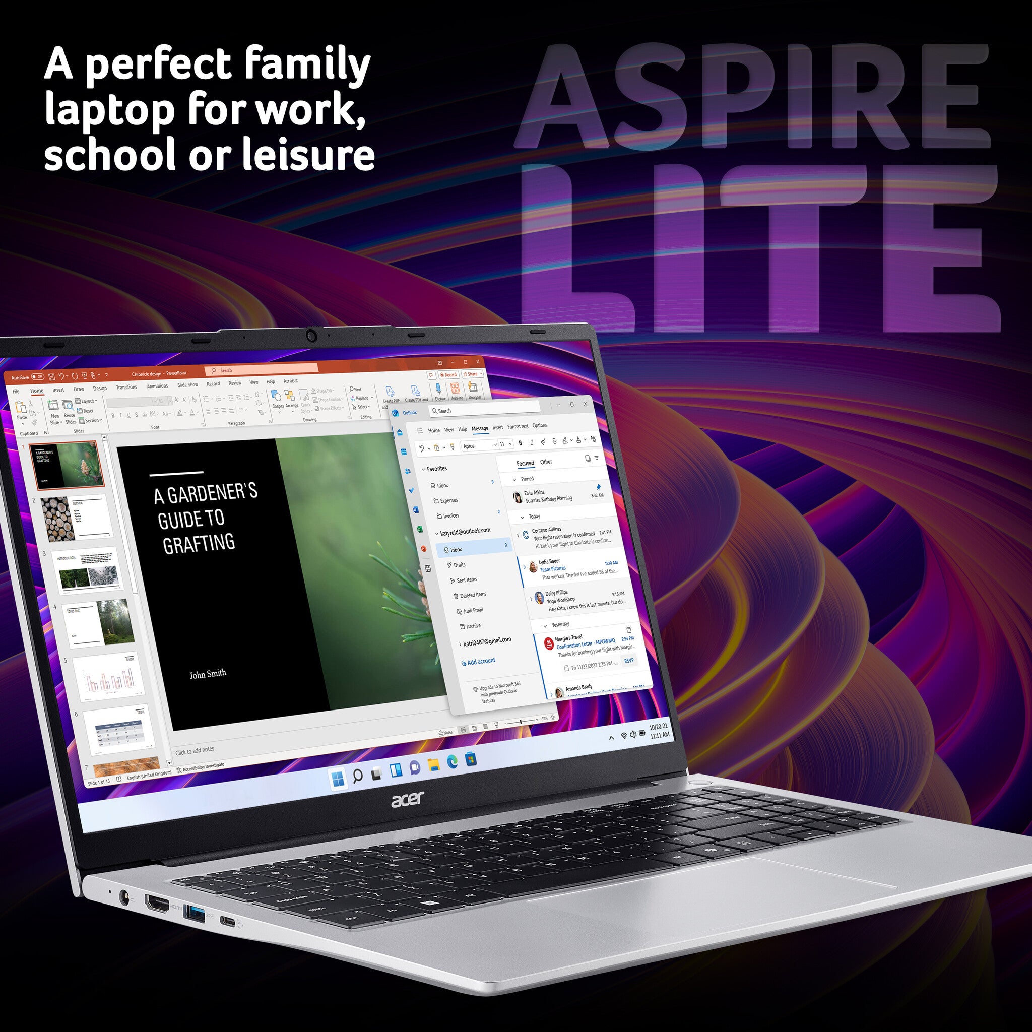 Acer Aspire Lite AL15-62P - 15.6" Full HD, Ryzen 5 66600H, 16GB, 512GB | Back to the Office