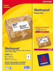 Avery Weatherproof Shipping Labels self-adhesive label White 100 pc(s ...