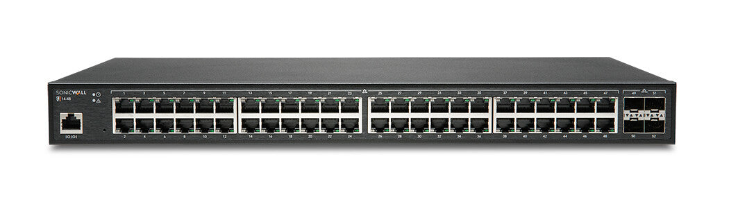 SonicWall S14-48 Managed L2 Gigabit Ethernet (10/100/1000) 1U Black ...