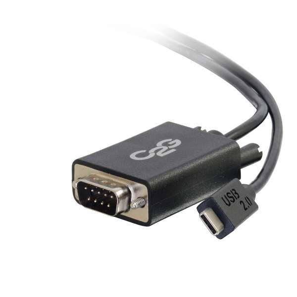 C2G USB 2.0 USB-C to DB9 Serial RS232 Adapter Cable - USB / serial cab ...