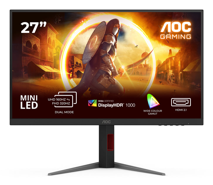AOC G4 U27G4XM 27" 4K Ultra HD 320Hz Gaming Monitor | Back to the Office