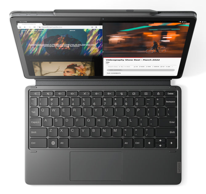 Lenovo ZG38C04237 mobile device keyboard Pogo Pin Grey | Back to the Office