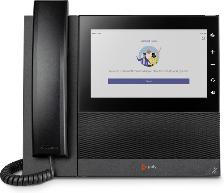 Poly CCX 600 Business Media Phone for Microsoft Teams and PoE-enabled ...