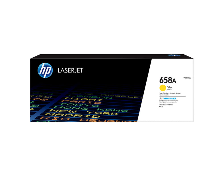 HP 658A Yellow Original LaserJet Toner Cartridge | Back to the Office