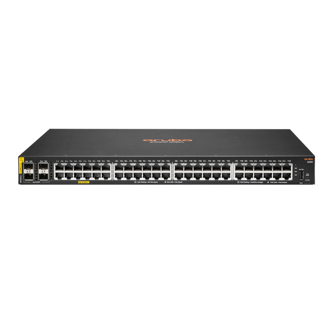 HPE Aruba 6000 48G 4SFP Managed L3 Gigabit Ethernet (10/100/1000) 1U ...