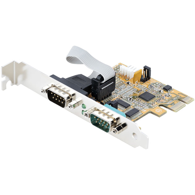 StarTech.com 2-Port PCI Express Serial Interface Card, Dual Port PCIe ...
