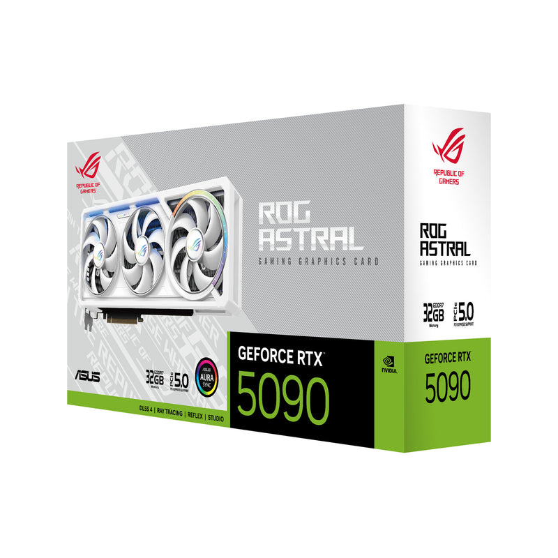 ASUS ROG Astral - -RTX5090-32G-WHITE NVIDIA GeForce RTX 5090 32 GB GDD ...