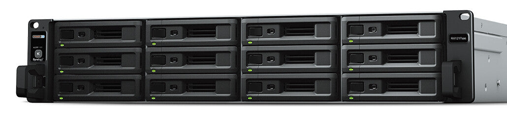 Synology RX1217sas disk array 96 TB Rack (2U) Black | Back to the Office