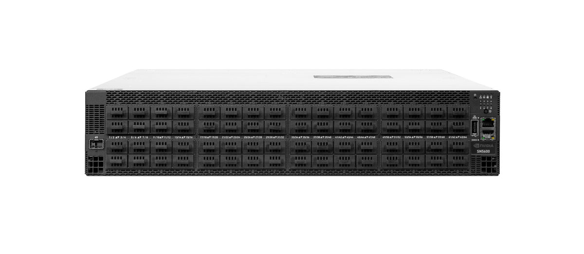 HPE NVIDIA 64-port 800GbE OSFP Connector to Power Airflow Switch for ...