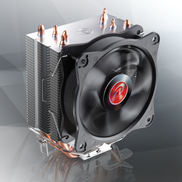 RAIJINTEK AIDOS II Processor Liquid cooling kit 10 cm Black 2 pc(s) | Back to the Office