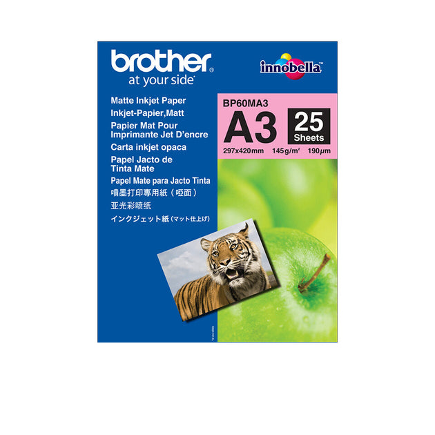 Brother BP60MA3 printing paper A3 (297x420 mm) Matte 25 sheets White ...