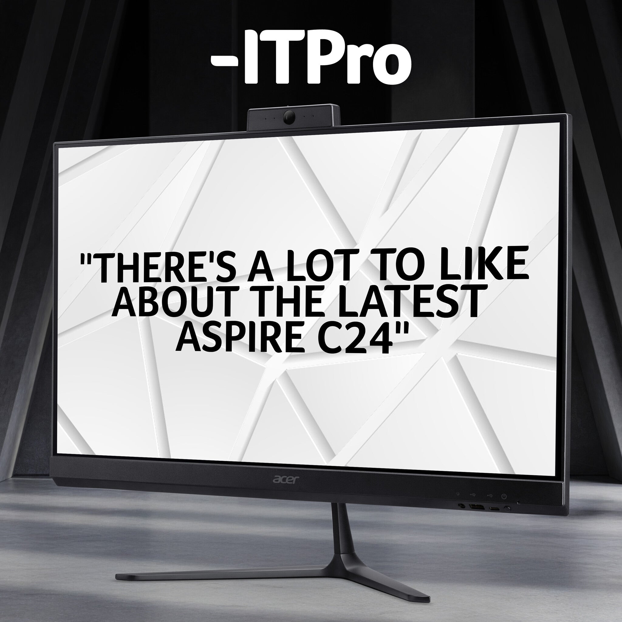 Acer Aspire C24-B All-in-One Desktop - Intel Core 5-120U, 8GB, 512GB S ...