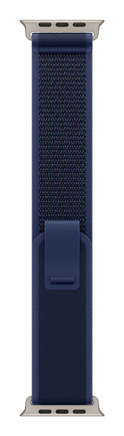 Apple 49mm Blue Trail Loop - M/L - Natural Titanium Finish | Back to ...
