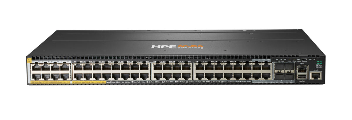 HPE Aruba Networking 2930M 40G 8 Smart Rate PoE Class 6 1-slot Switch ...