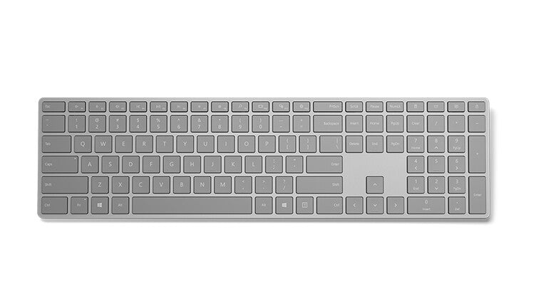 Microsoft 3YJ-00009 mobile device keyboard Bluetooth Grey | Back to the ...