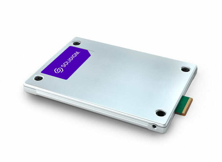 Solidigm D5-P5430 30.7 TB E3.S PCI Express 4.0 NVMe QLC 3D NAND | Back ...
