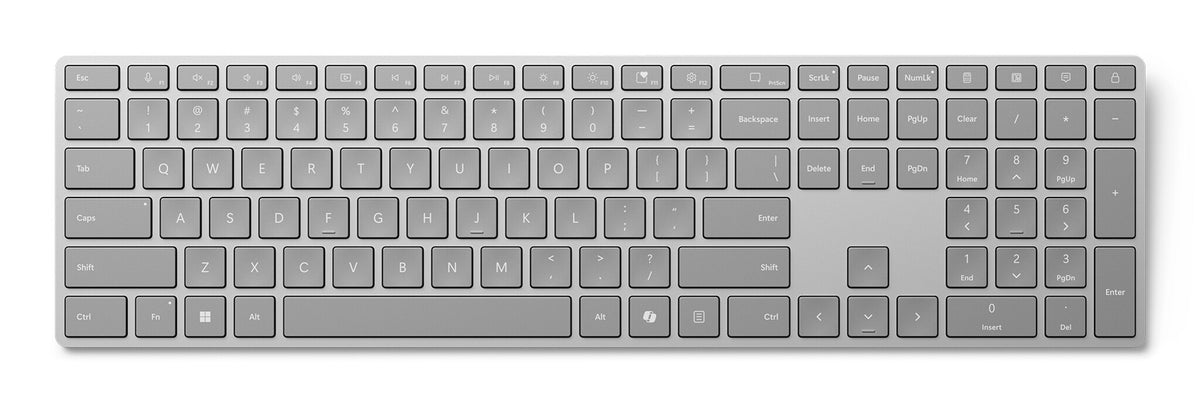 Microsoft Surface (2nd Edition) keyboard Home/Office Bluetooth Grey ...