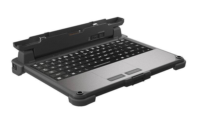 Getac GDKBBL mobile device keyboard German Pogo Pin Black, Silver ...